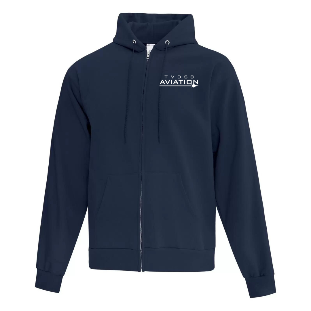 Cotton Fleece Full Zip Hoodie – Source Teamworks