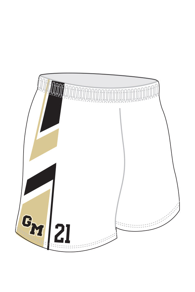 White Custom Gold Medal Basketball Shorts – Source Teamworks