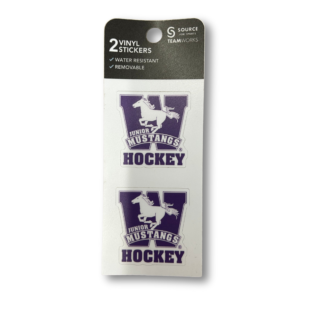 Jr Mustangs Helmet Sticker 2 Pack – Source Teamworks